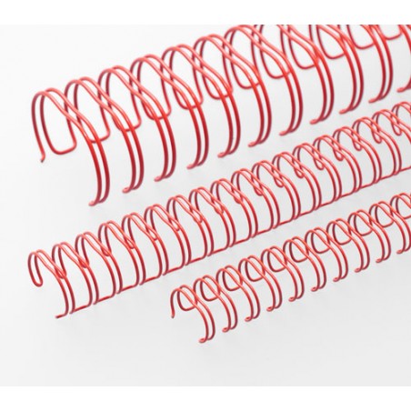 Reliure métallique 3:1 - diamètre 5/8" ≃ 16 mm - Boite de 50 reliures